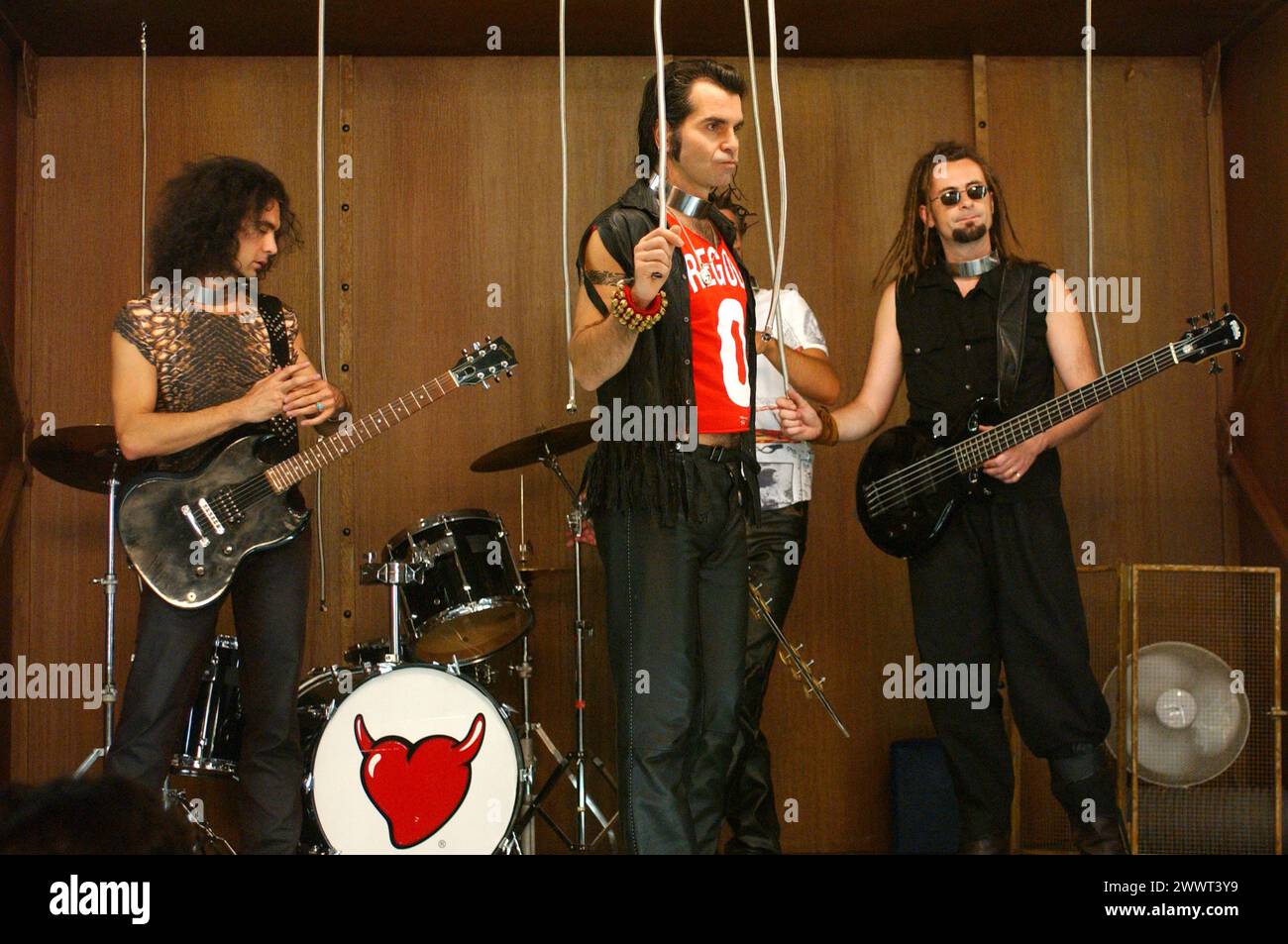 Milan Italy 11/07/2002 : Piero Pelù, Italian singer, photographic ...