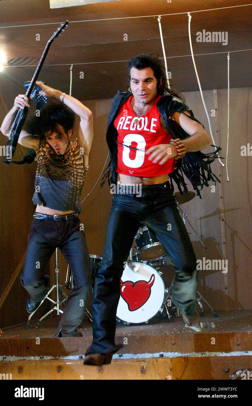 Milan Italy 11/07/2002 : Piero Pelù, Italian singer, photographic ...