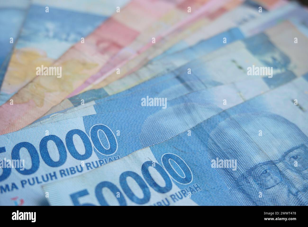 Stock photo of Indonesian rupiah, the official currency of Indonesia ...