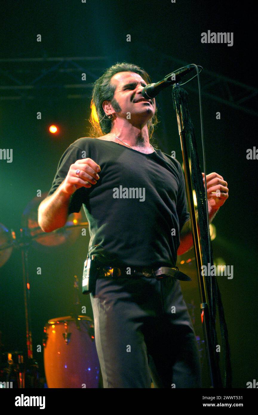 Milan Italy 24/02/2003: Piero Pelù, Italian singer,during the live ...