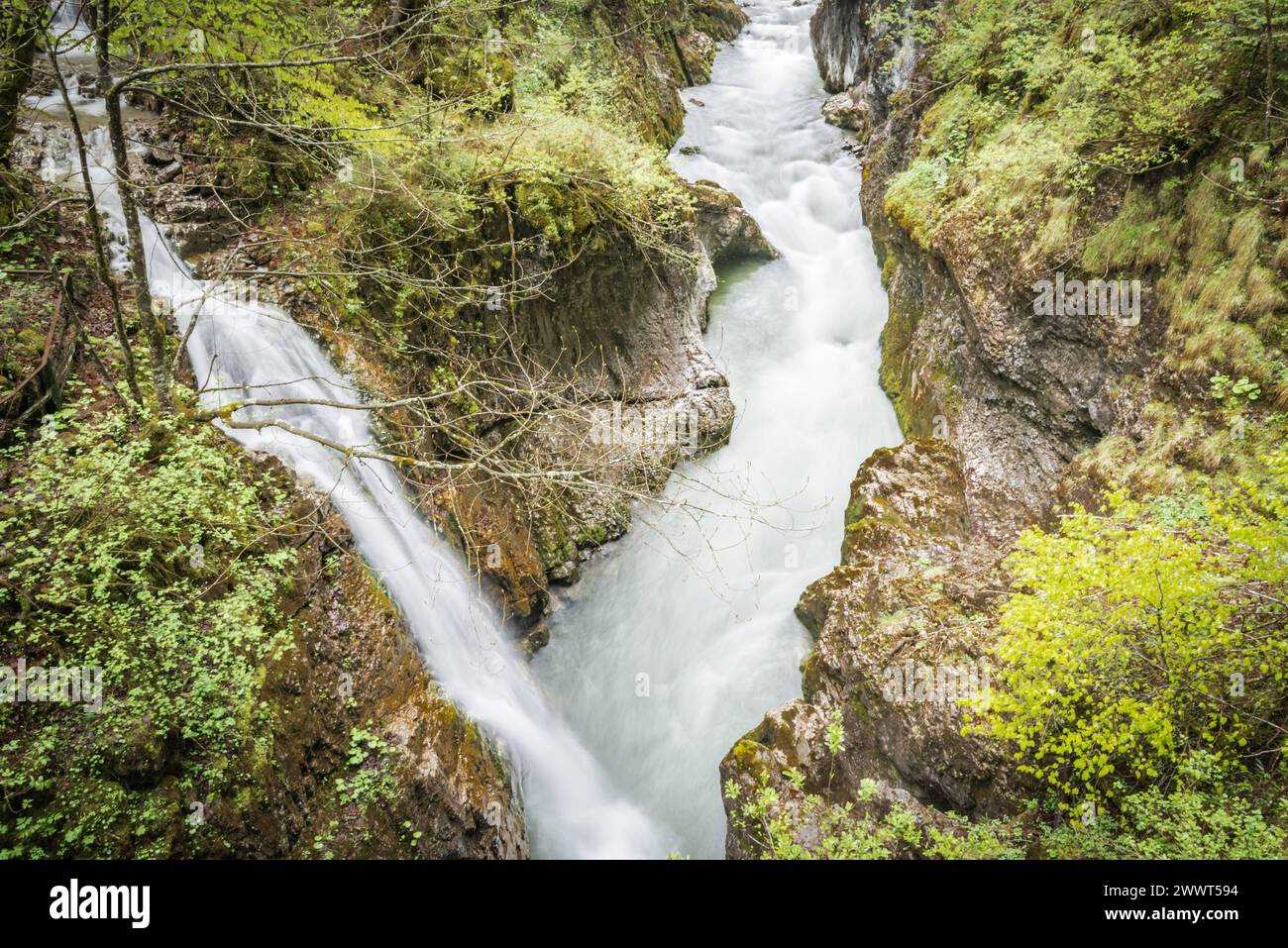 Wasserfall und stromschnellen bayern hi-res stock photography and ...