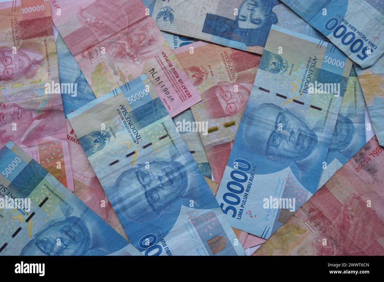 Stock photo of Indonesian rupiah, the official currency of Indonesia ...