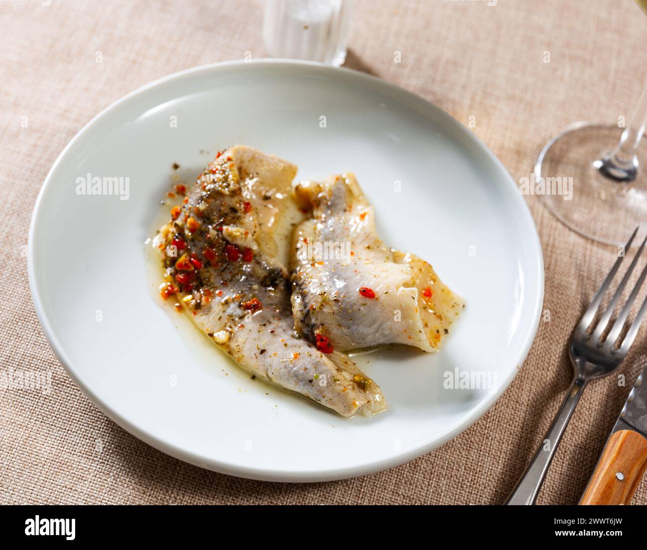 Pickled herring norway hi-res stock photography and images - Alamy