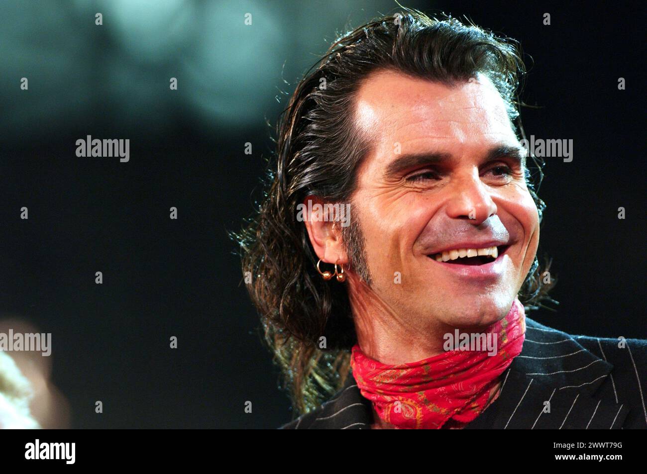 Verona Italy 18/09/2004: Piero Pelù, Italian singer,during the ...