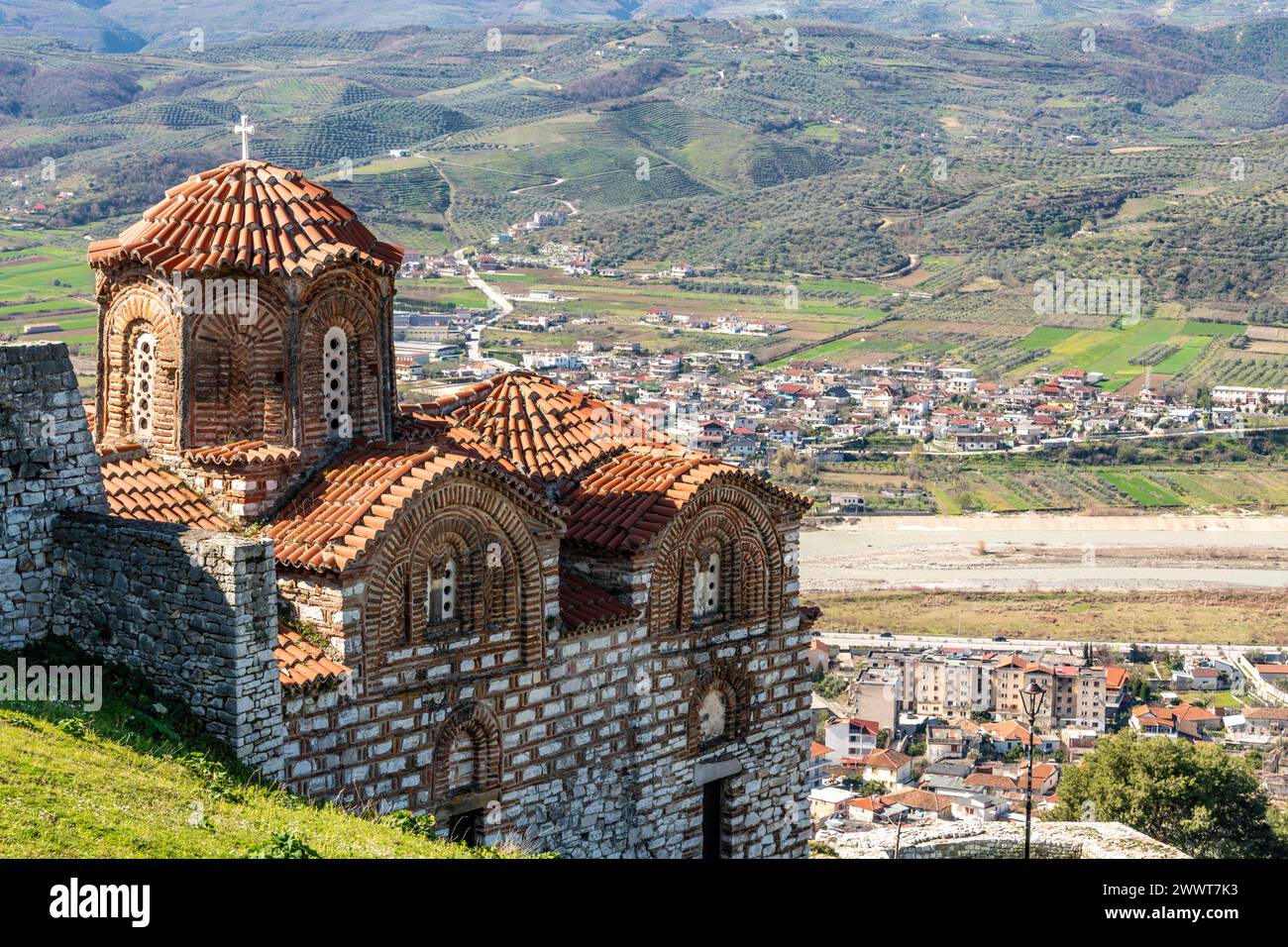 Holy Trinity Church at Berat Castle in Albania Stock Photo - Alamy