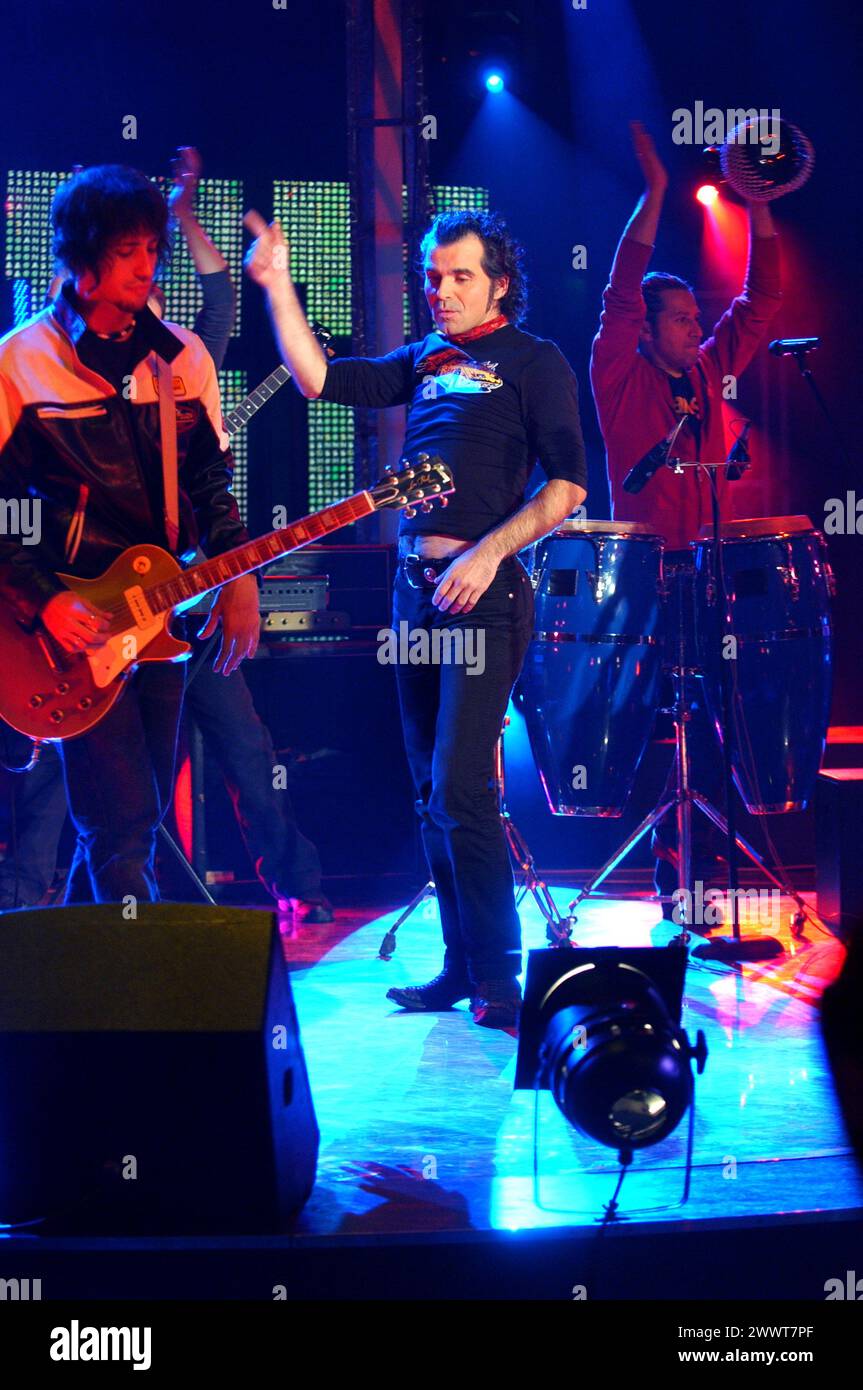 Milan Italy 19/10/2005: Piero Pelù, Italian singer,during the ...