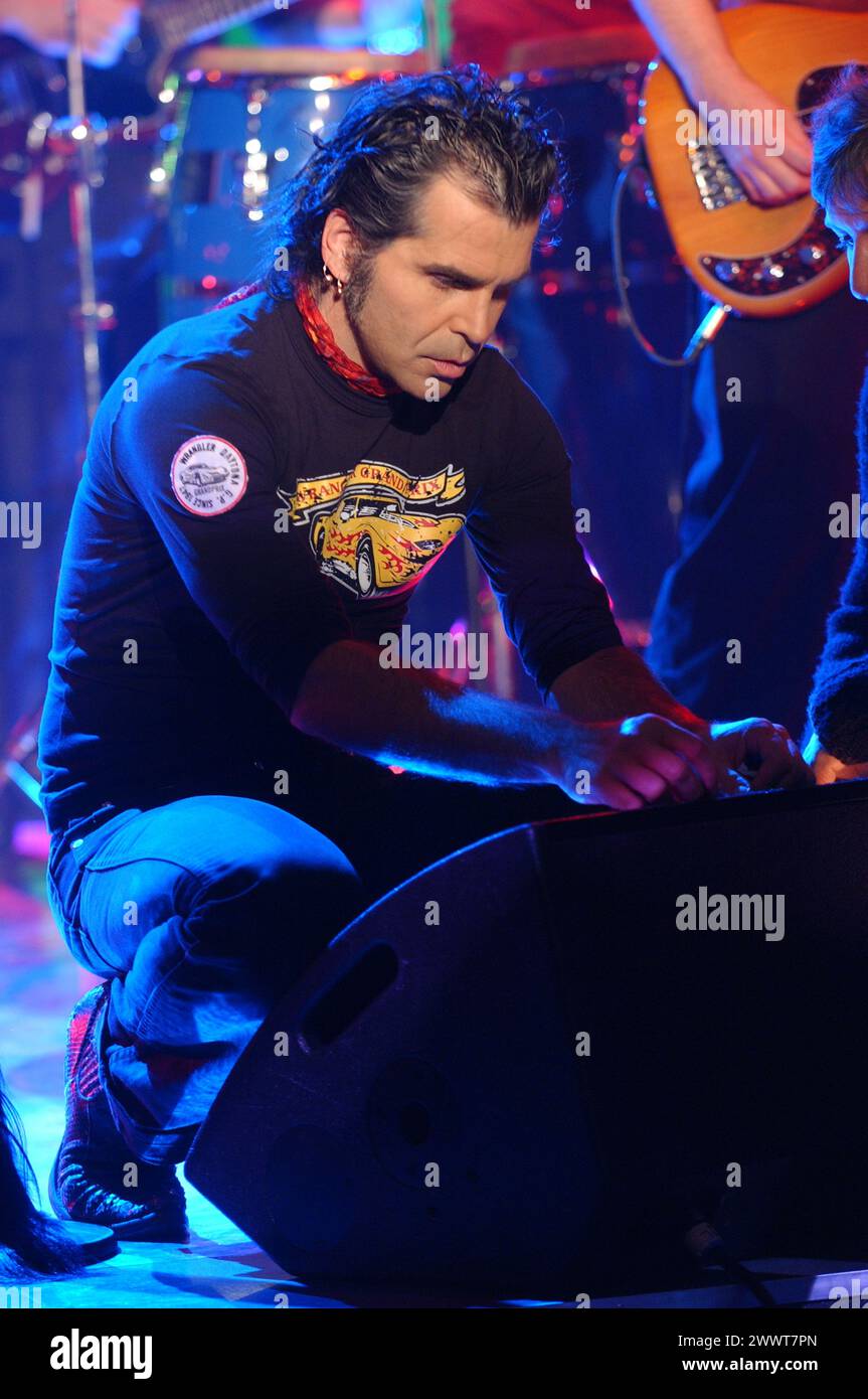 Milan Italy 19/10/2005: Piero Pelù, Italian singer,during the ...