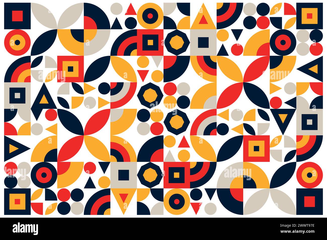 Abstract geometric pattern design vector background with geometrical ...