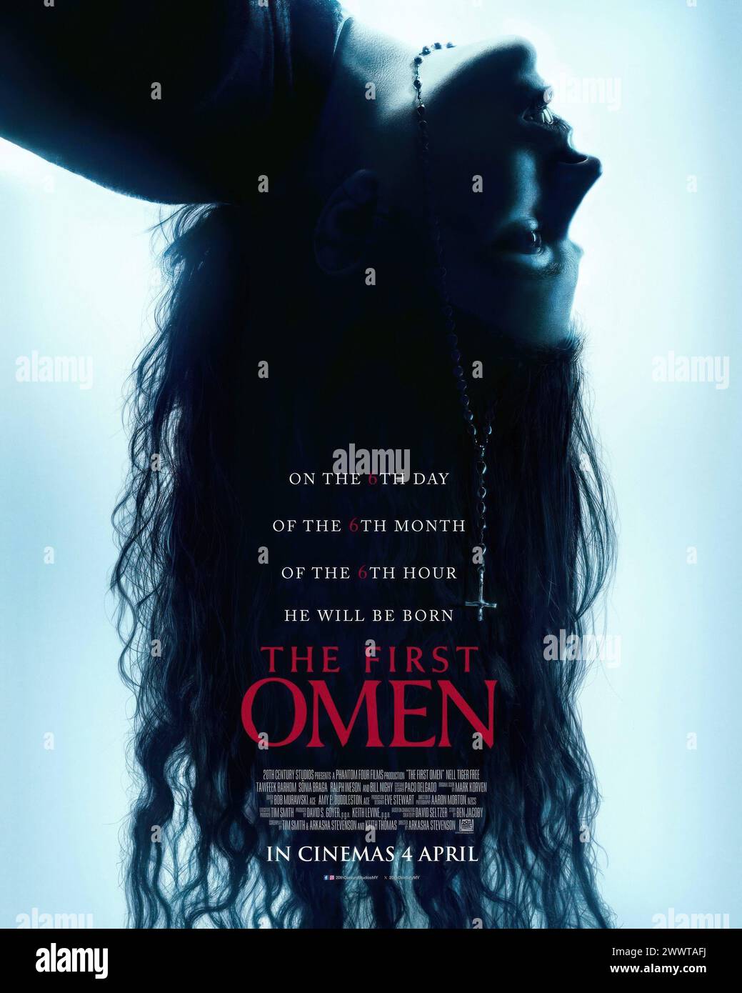 THE FIRST OMEN, British poster, Nell Tiger Free, 2024. © 20th Century ...