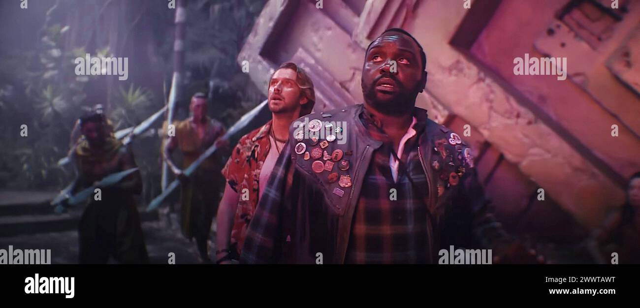 GODZILLA X KONG: THE NEW EMPIRE, from left: Dan Stevens, Brian Tyree ...