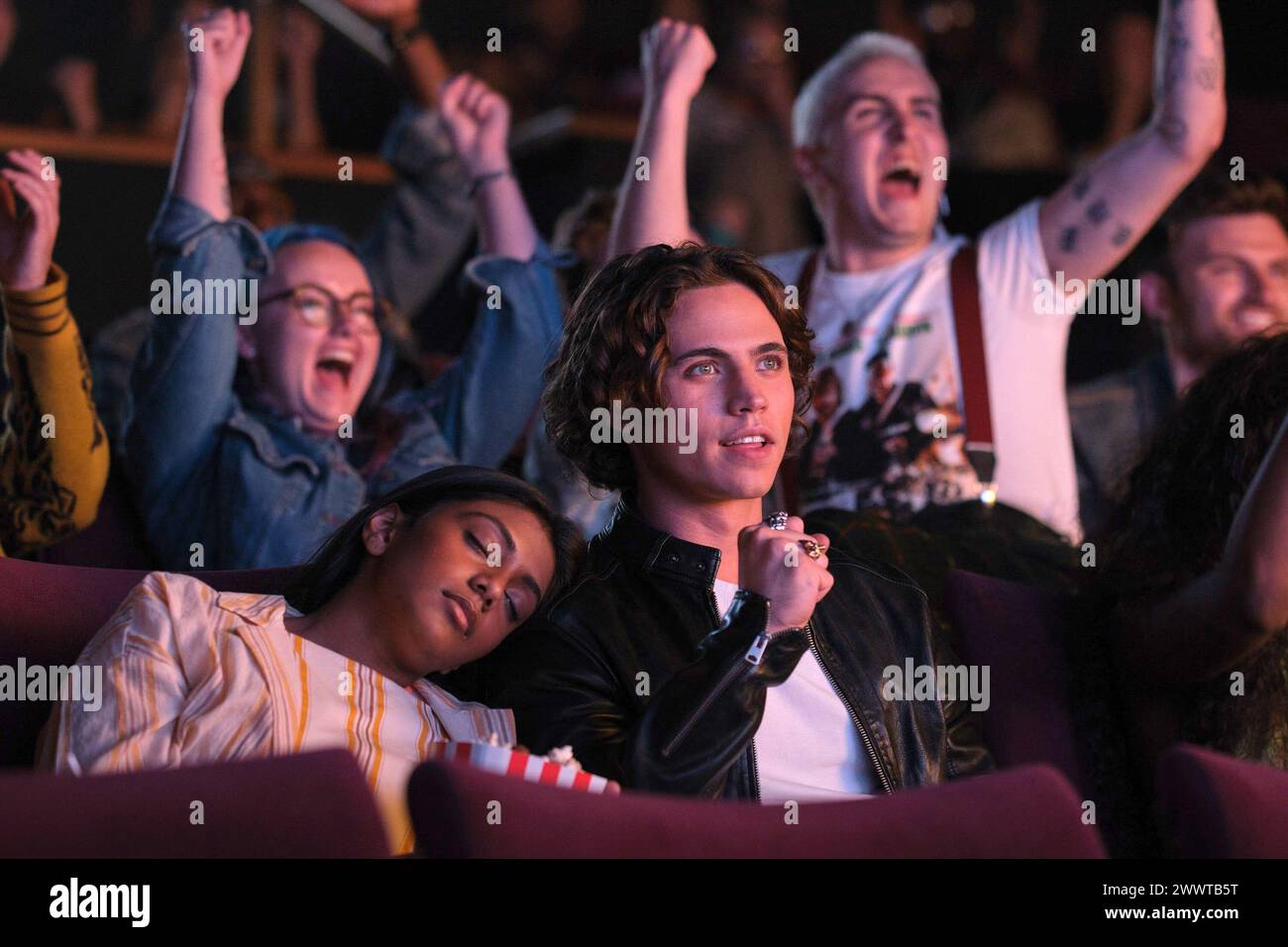 HOW TO DATE BILLY WALSH, front, from left: Charithra Chandran, Tanner ...