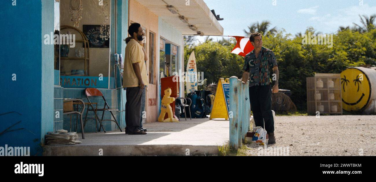 ROAD HOUSE, Jake Gyllenhaal (right), 2024. © Amazon Prime Video ...