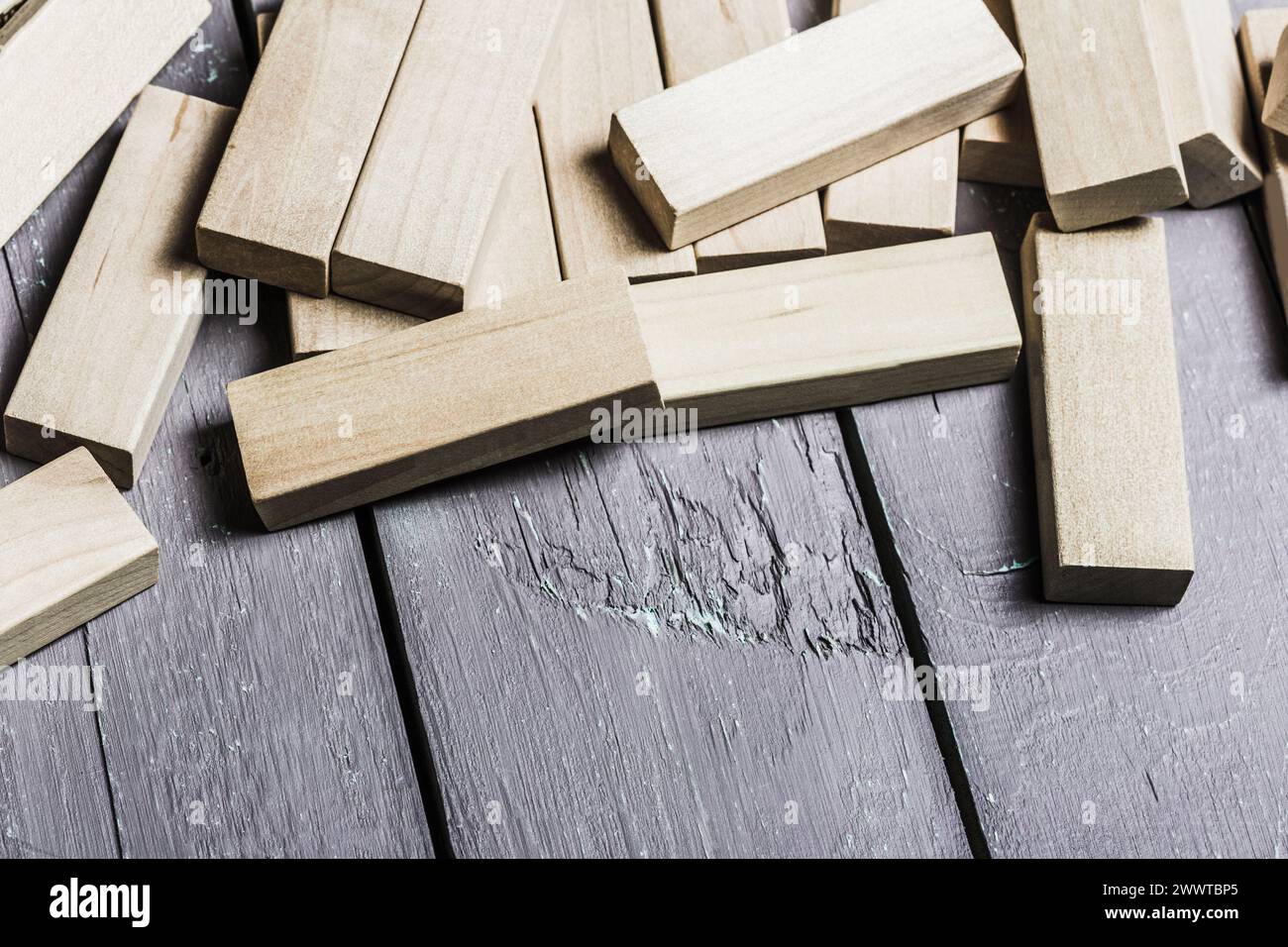 Block wood game Stock Photo - Alamy