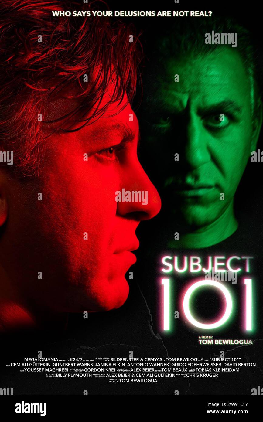 SUBJECT 101, poster, Cem-Ali Gultekin, 2022. © Freestyle Digital Media ...