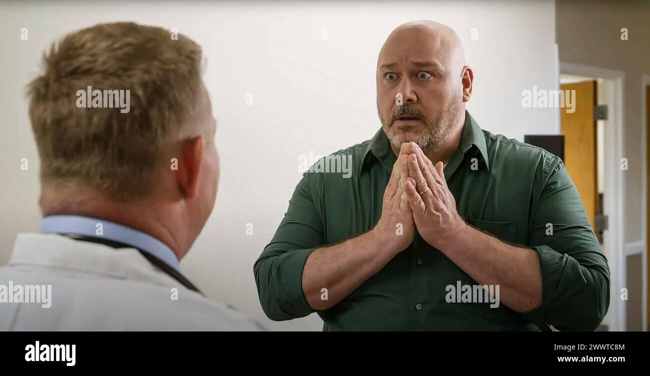 THE THROWBACK, from left: Greg Pitts, Will Sasso, 2024. © Myriad ...