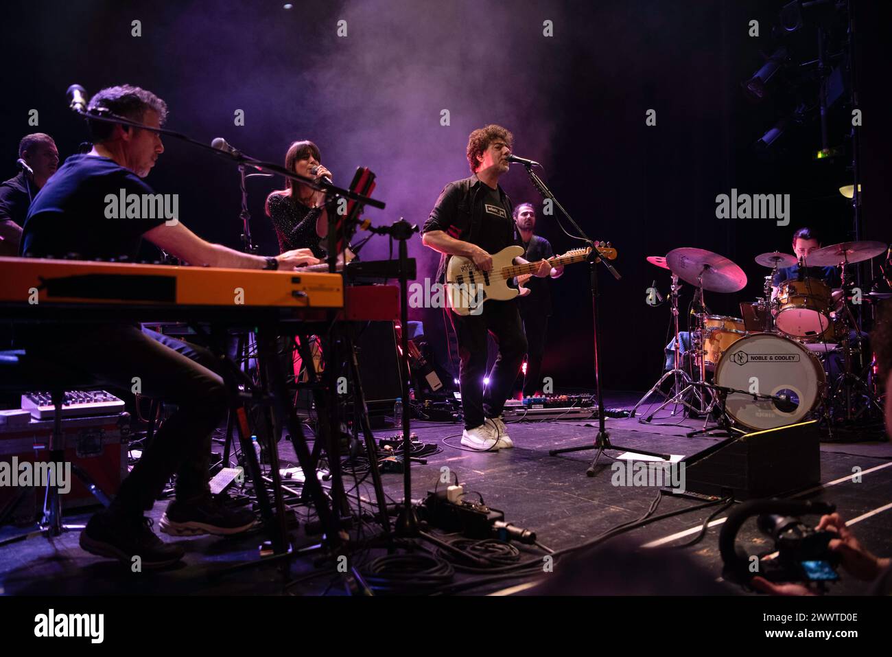 italian singer and songwriter, Max Gazzè, performing live at the ...