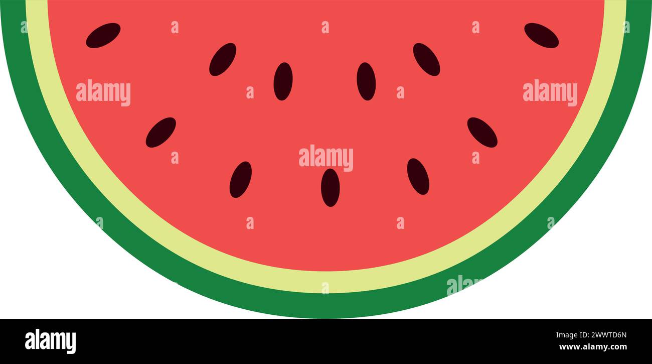 watermelon vector illustration Stock Vector Image & Art - Alamy
