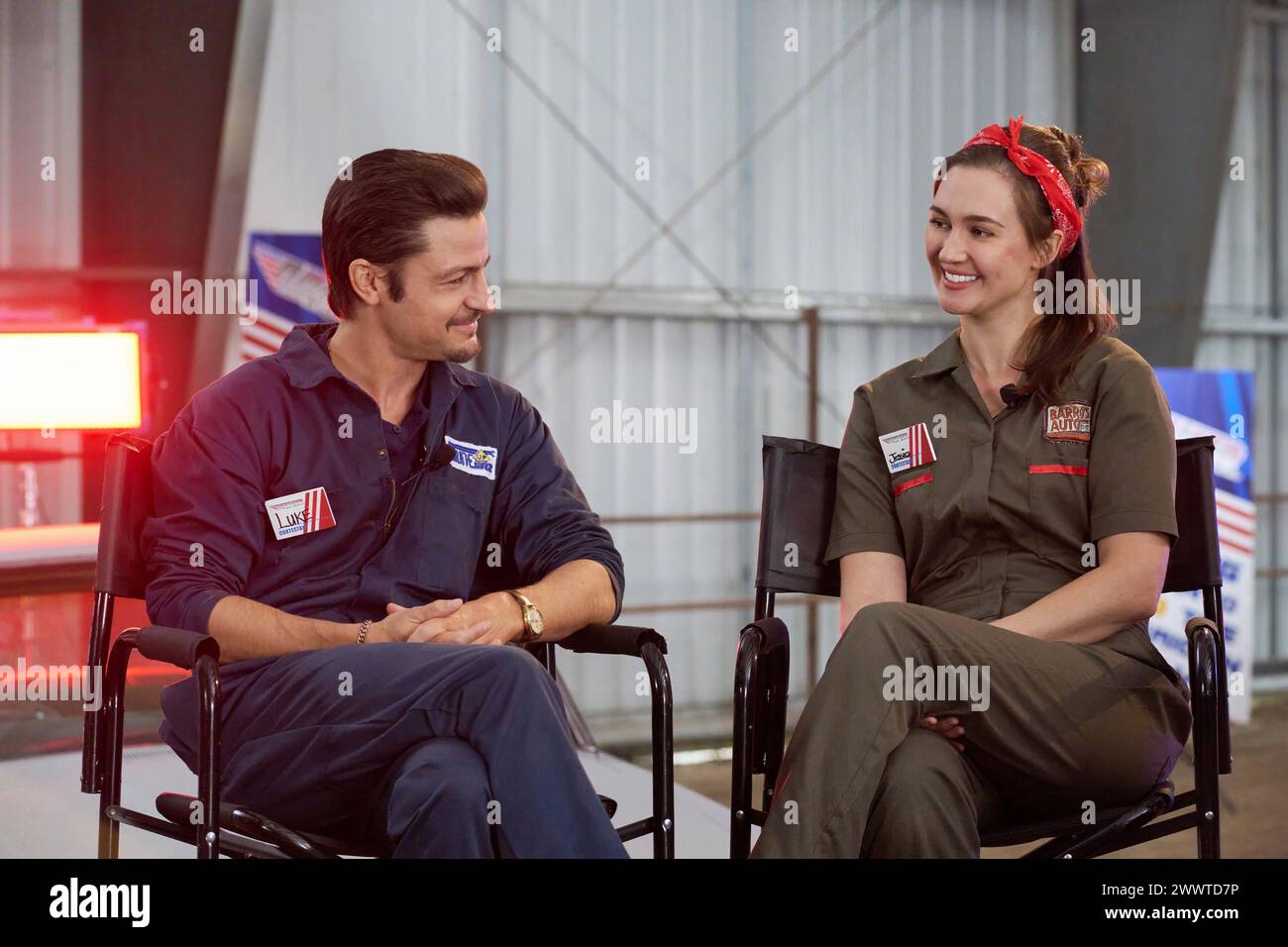 SHIFTING GEARS, from left: Tyler Hynes, Katherine Barrell, (aired Mar ...