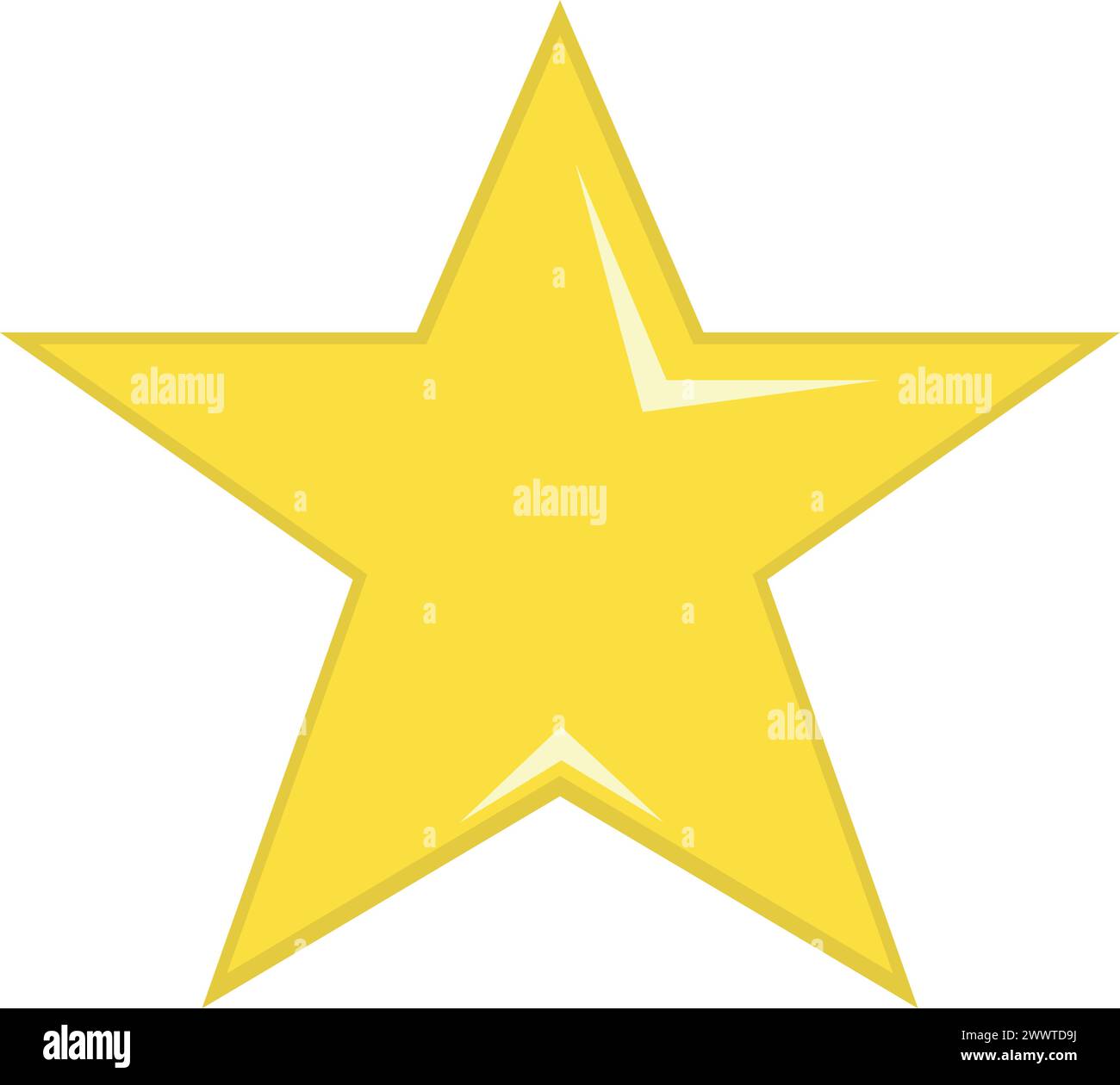 vector yellow star shape Stock Vector Image & Art - Alamy