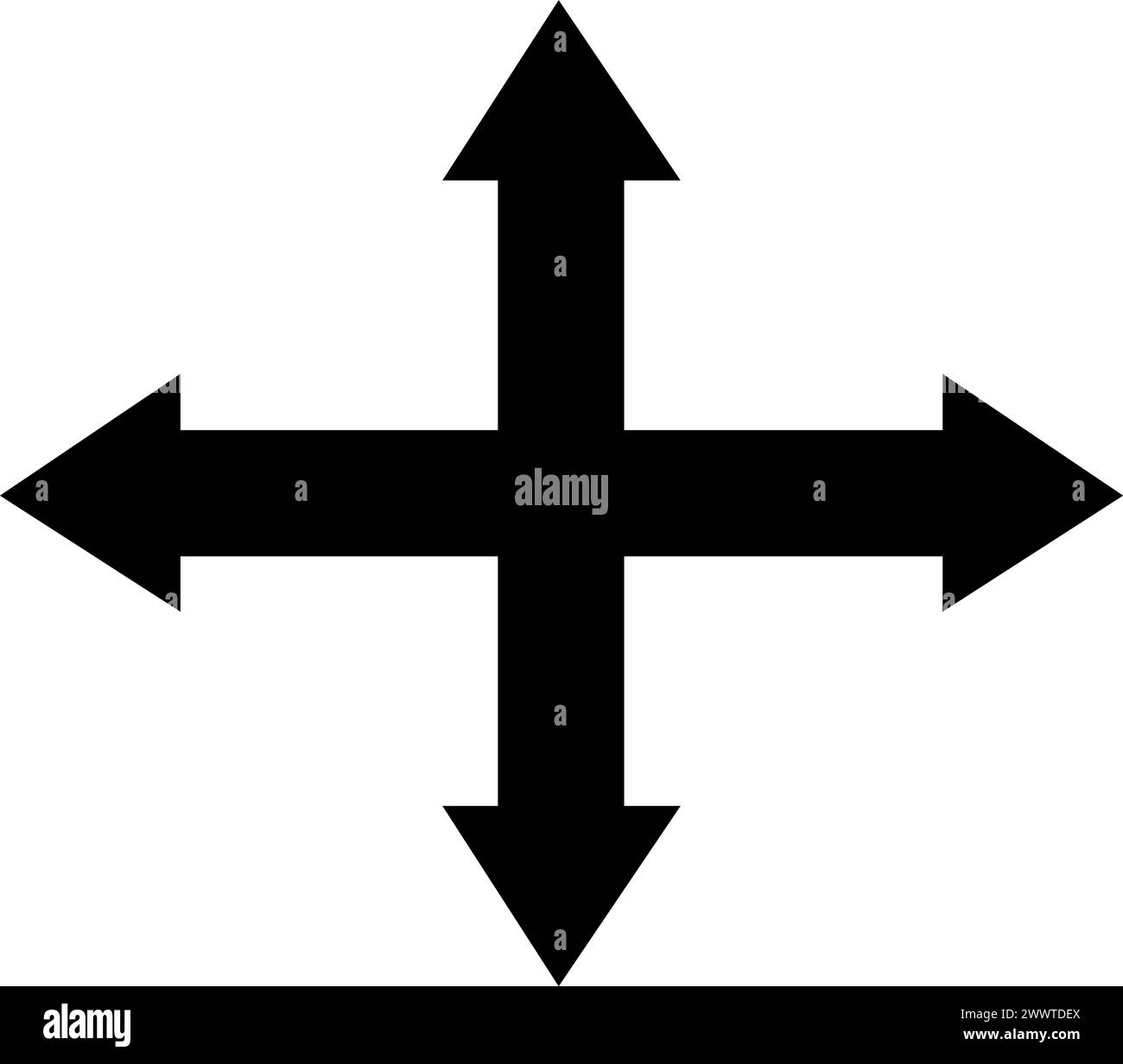 Left right up down Stock Vector Images - Alamy