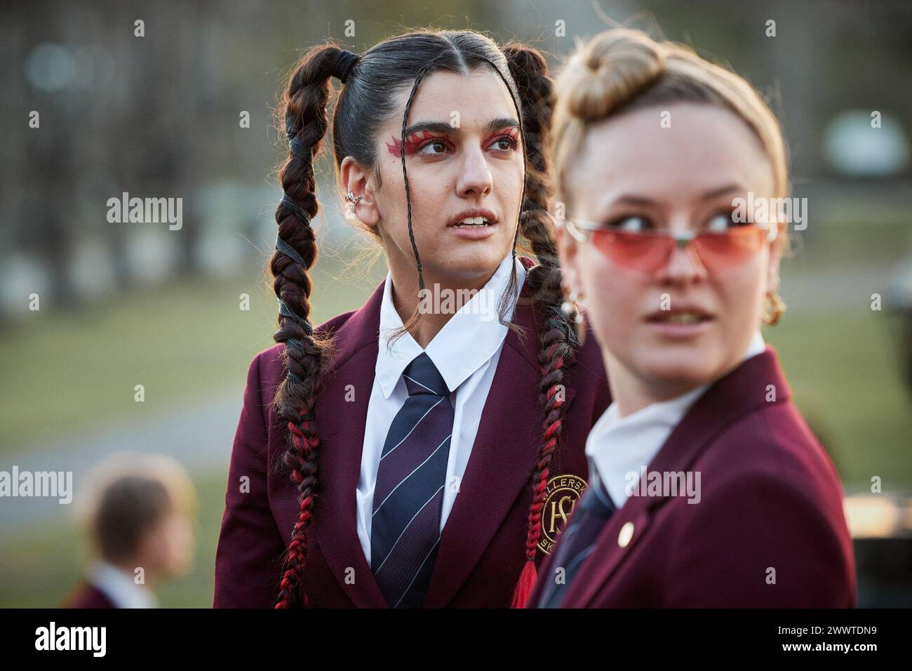 YOUNG ROYALS, from left: Nathalie Varli, Felicia Maxime, (Season 3 ...