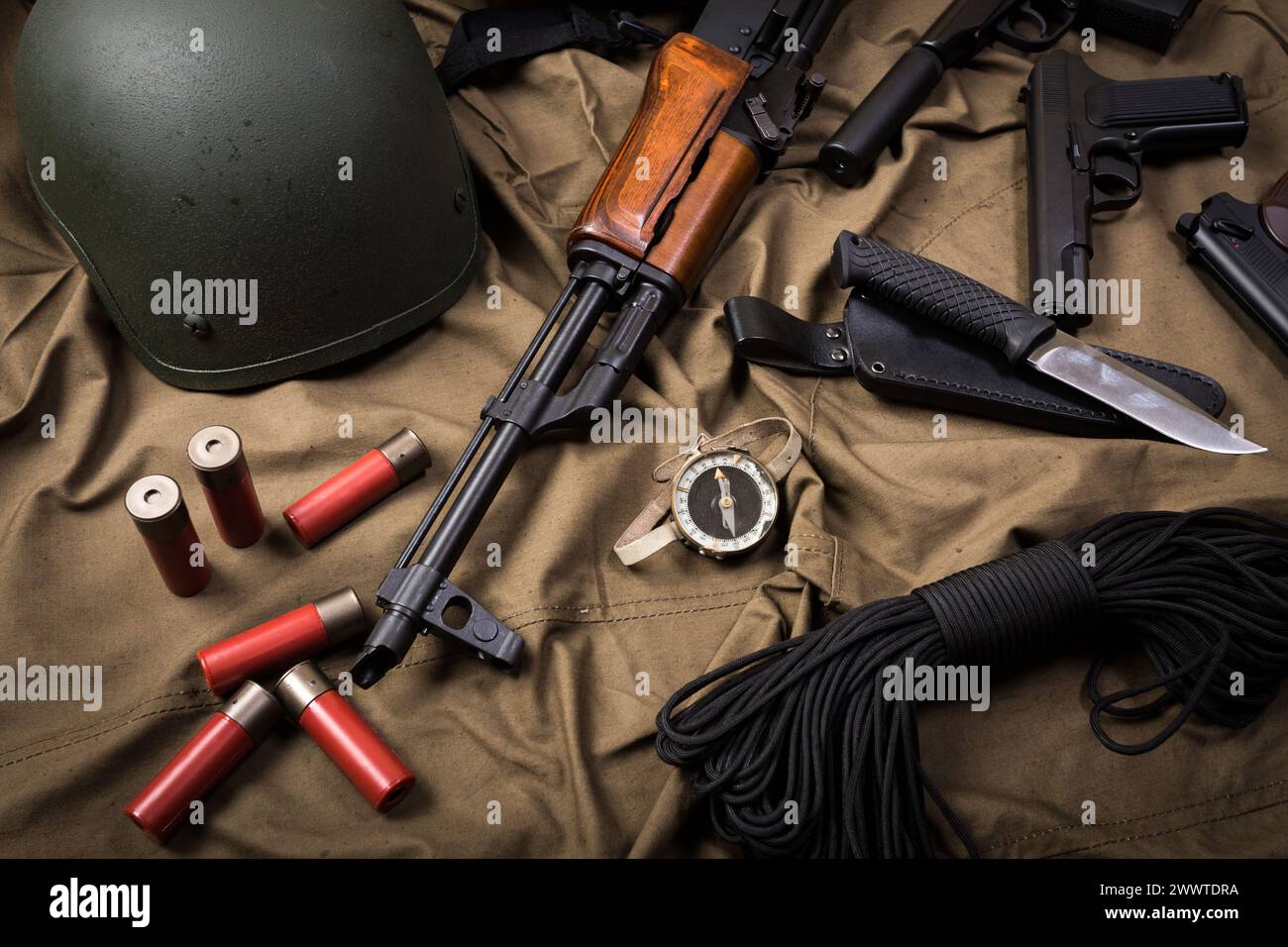 Kit of moder Russia military equipment Stock Photo - Alamy