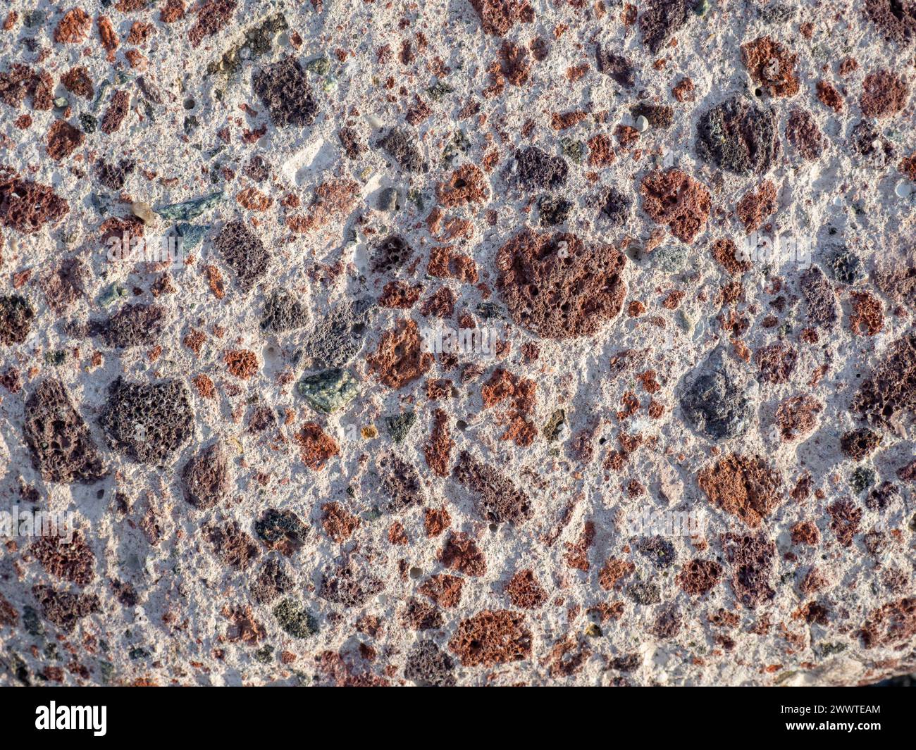 Section of building stone. Structure of concrete. Hard uneven surface ...