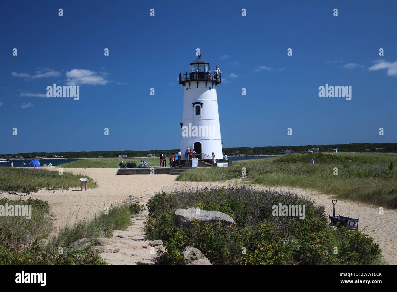 Edgartown Lighthouse Martha's Vineyard Stock Photo - Alamy