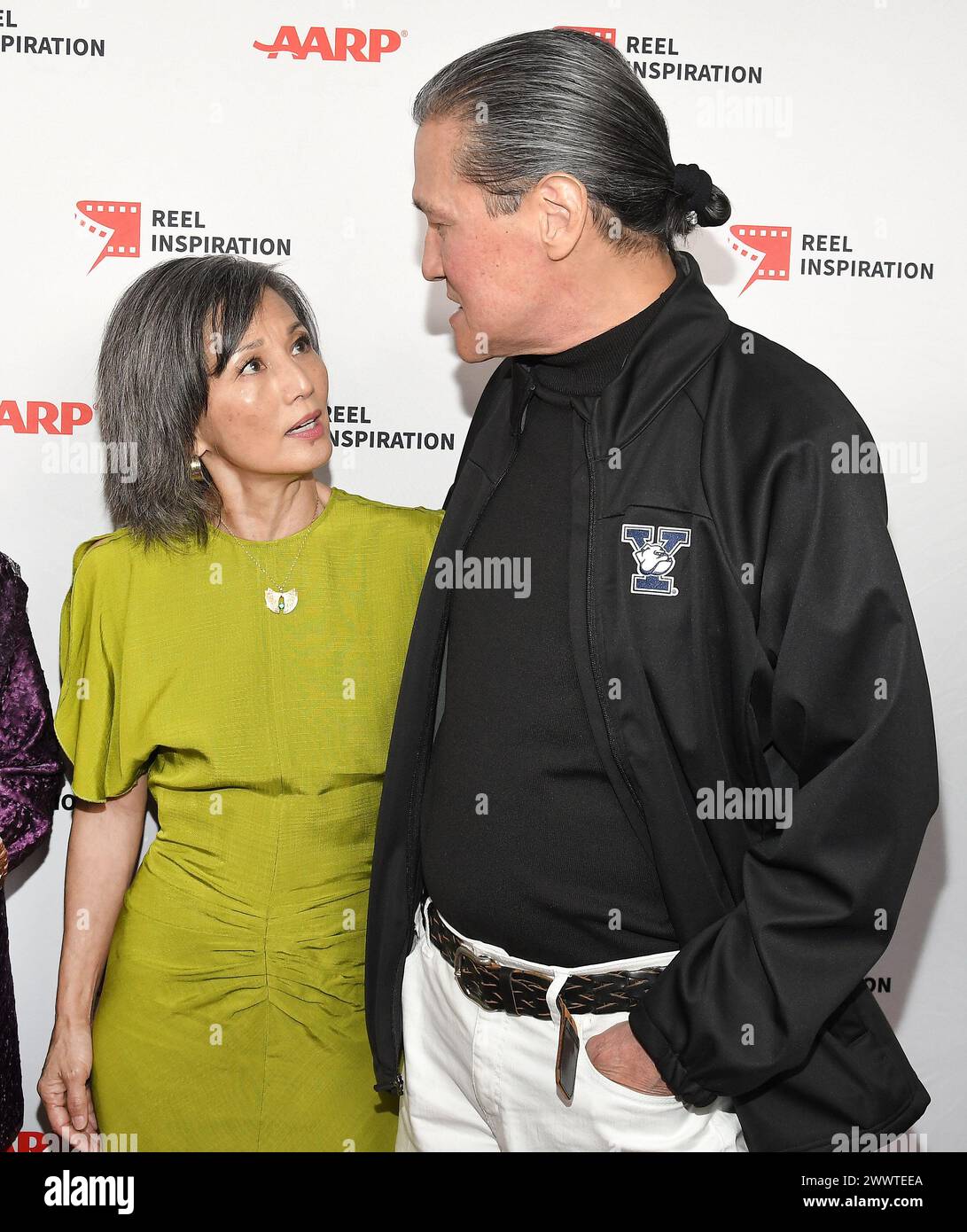 Los Angeles, USA. 25th Mar, 2024. (L-R) Tamlyn Tomita and Philip Moon ...