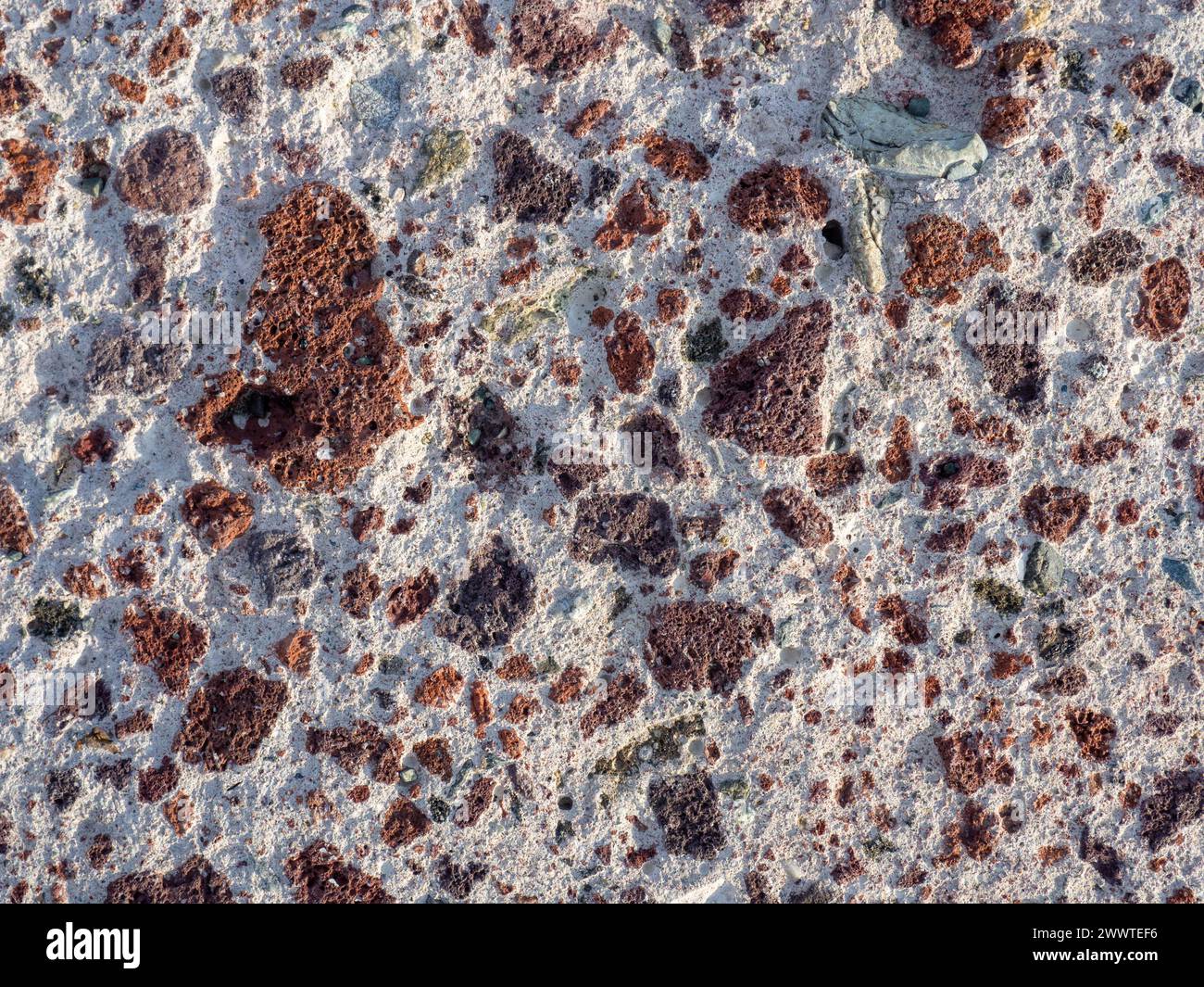 Section of building stone. Structure of concrete. Hard uneven surface ...