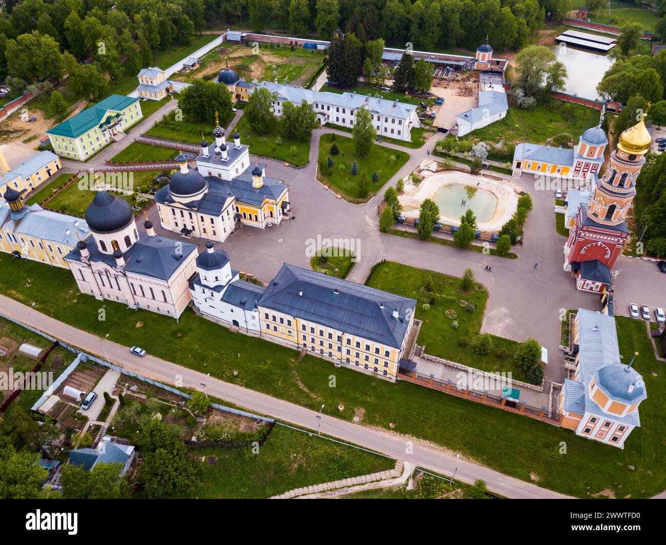 Voznesensky Davidovsky Monastery, Novy Byt, Russia Stock Photo - Alamy