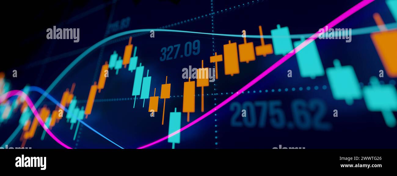 Stock market chart, lines and data. Stock market chart, lines and data ...