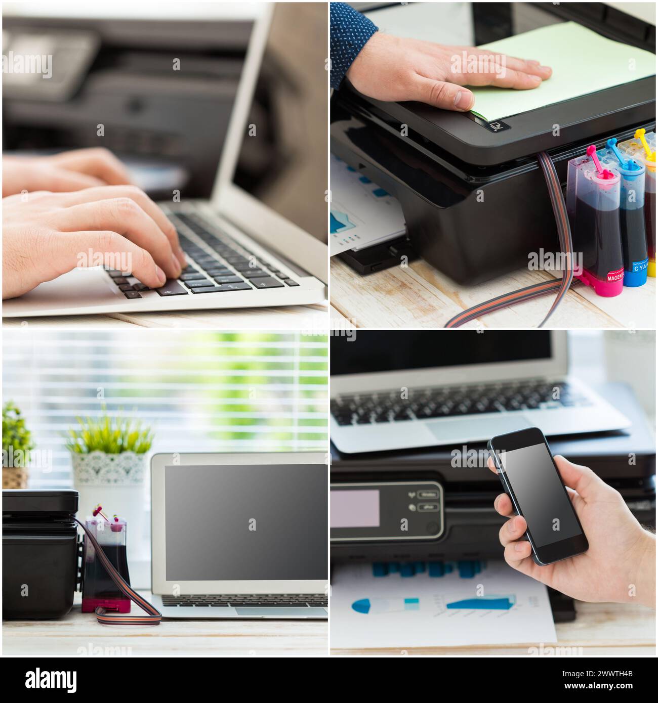 Documents collage Cut Out Stock Images & Pictures - Alamy