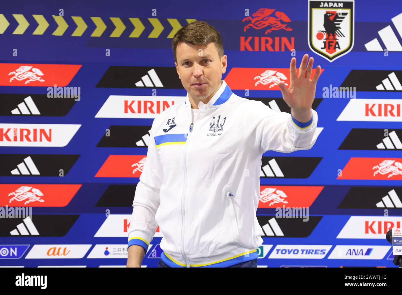 Kitakyushu Stadium, Fukuoka, Japan. 25th Mar, 2024. Ruslan Rotan (UKR ...