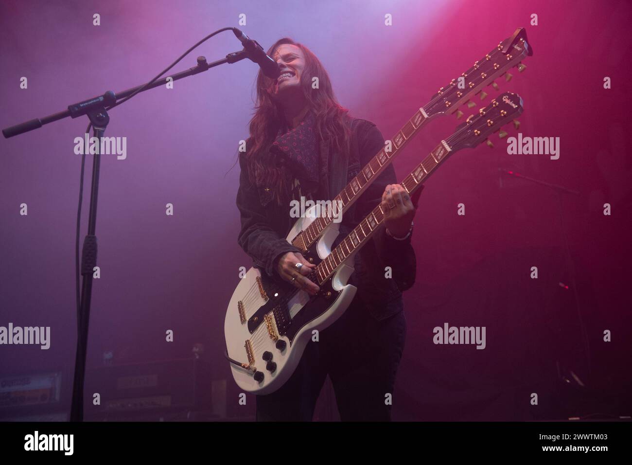 London, UK. 25 Mar 2024. American singer-songwriter Emily Wolfe opens ...