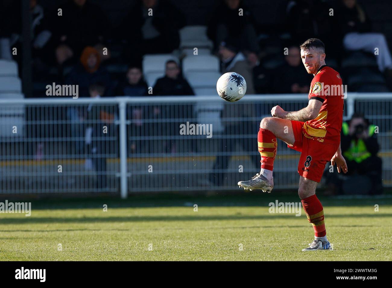 Gloucester City's Louis McGrory during the Vanarama National League ...