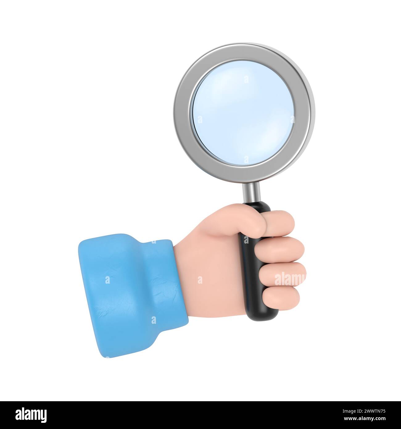 Scientist magnifying glass cartoon hi-res stock photography and images ...