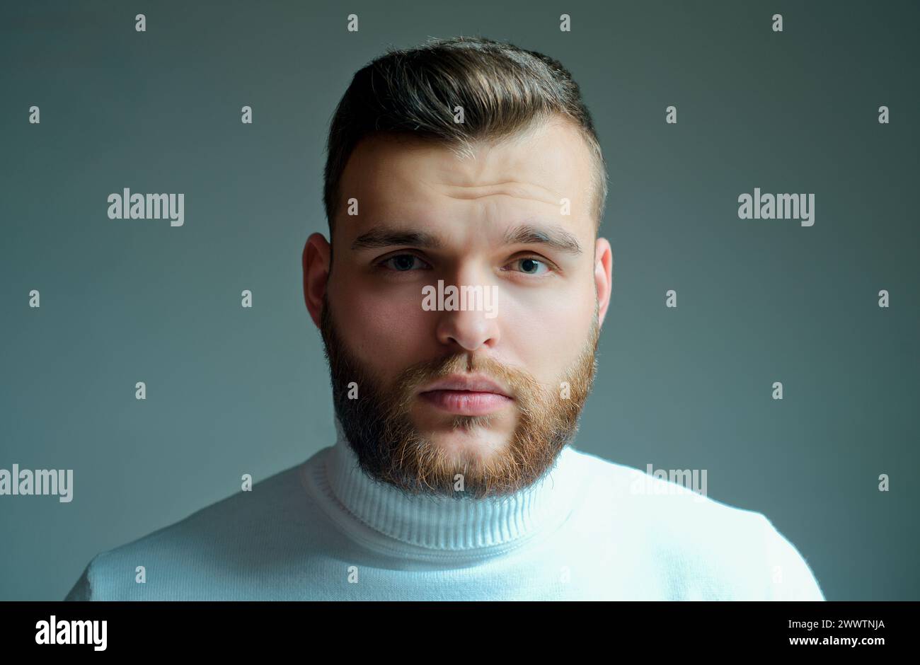 Masculinity and beauty. Well groomed bearded man stylish appearance ...