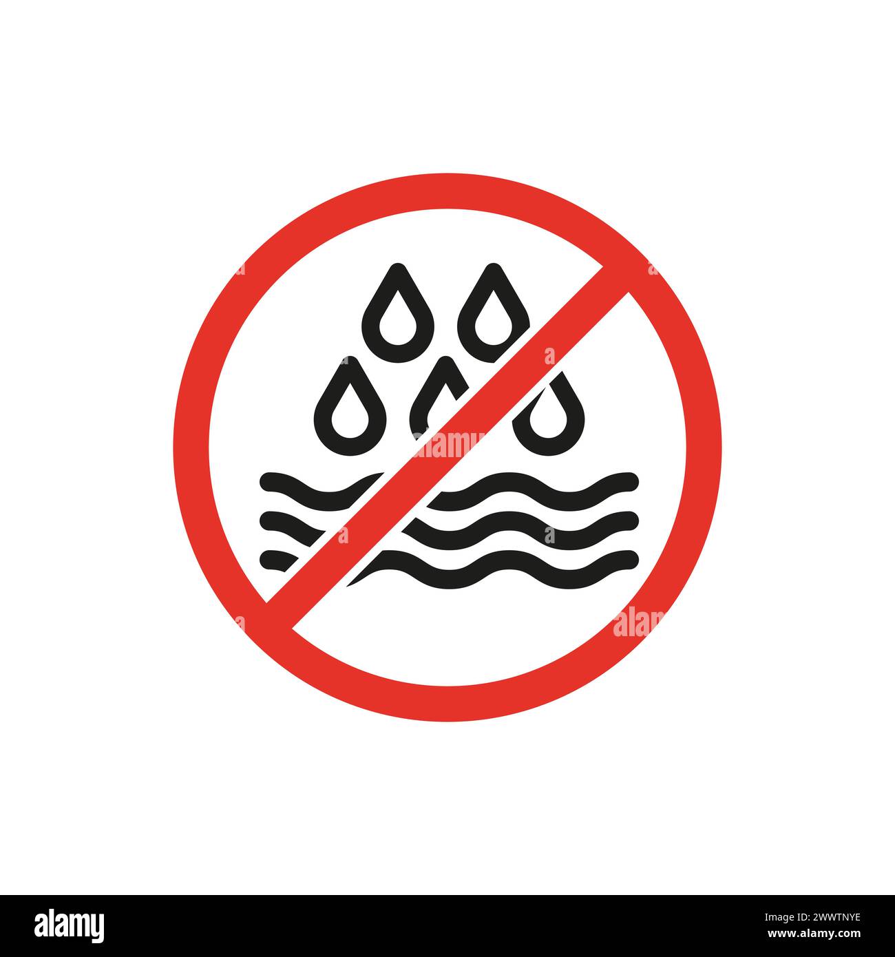 Water with waves Cut Out Stock Images & Pictures - Alamy