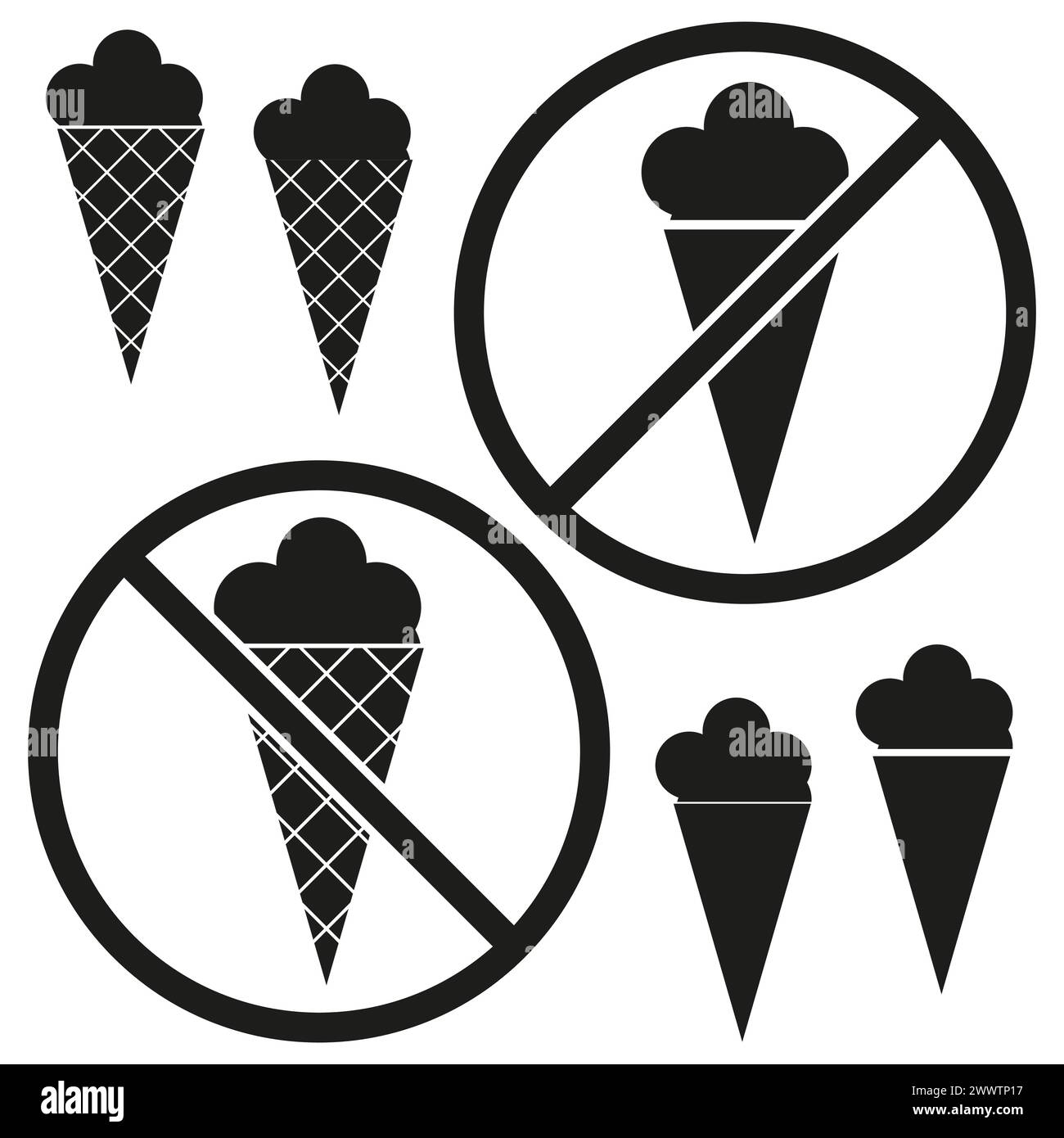 Food allergy warning sign Stock Vector Images - Alamy