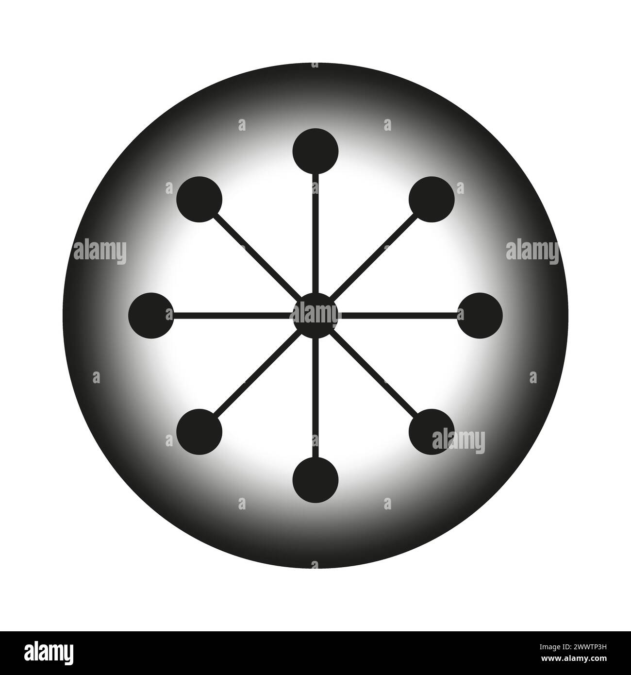 Connecting central hub node hi-res stock photography and images - Alamy