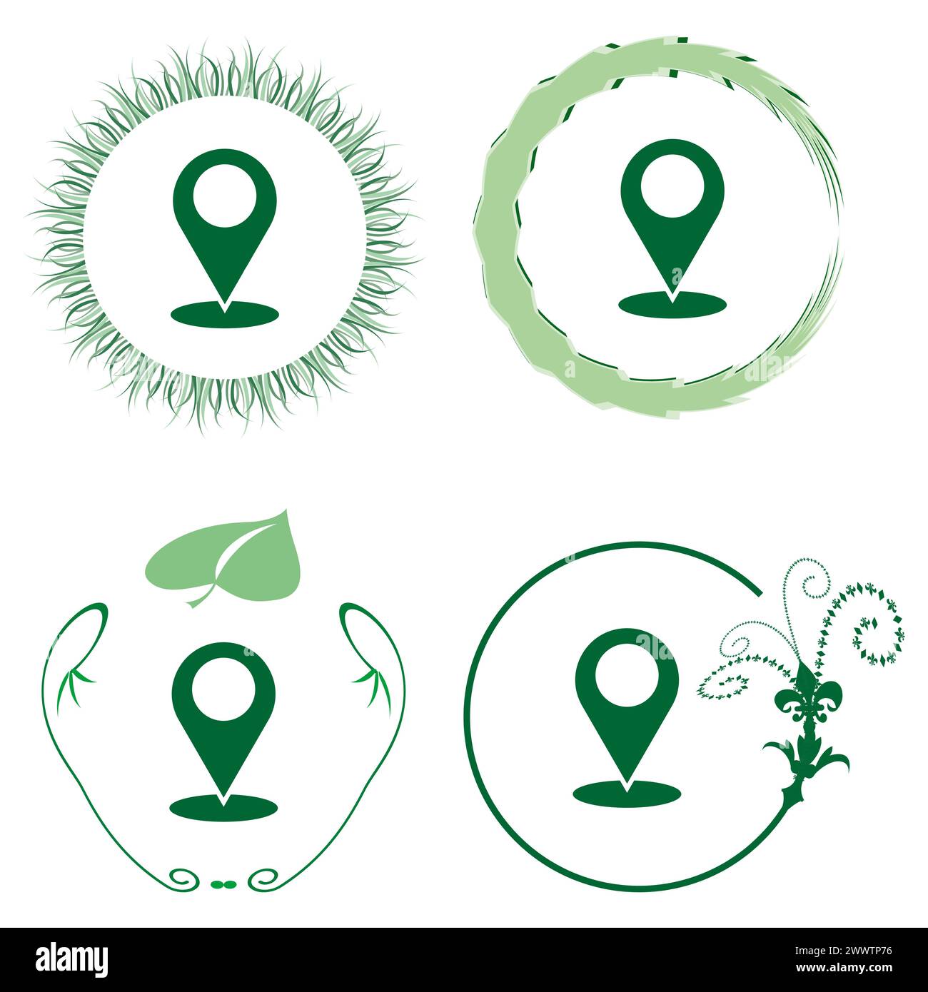 Eco friendly destination Stock Vector Images - Alamy