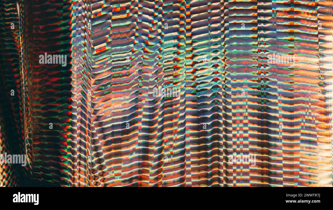 Glitch texture digital distortion orange artifacts Stock Photo - Alamy