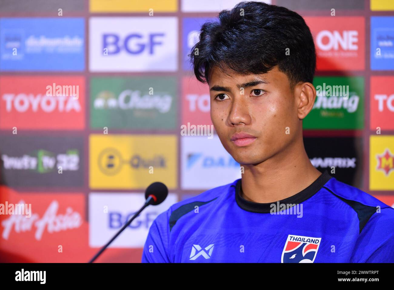 Bangkok, Thailand. 25th Mar, 2024. Suphanat Mueanta of Thailand seen ...