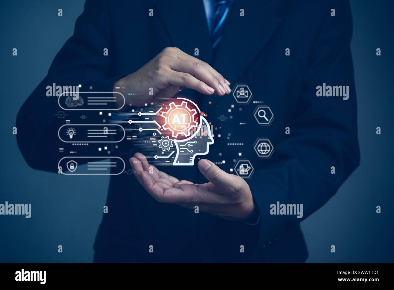 Digital developer Ai artificial intelligence innovation generates ...