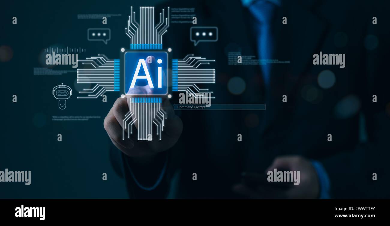 Artificial intelligence AI service technology digital robot generate ... Artificial intelligence AI service technology digital robot generate ...
