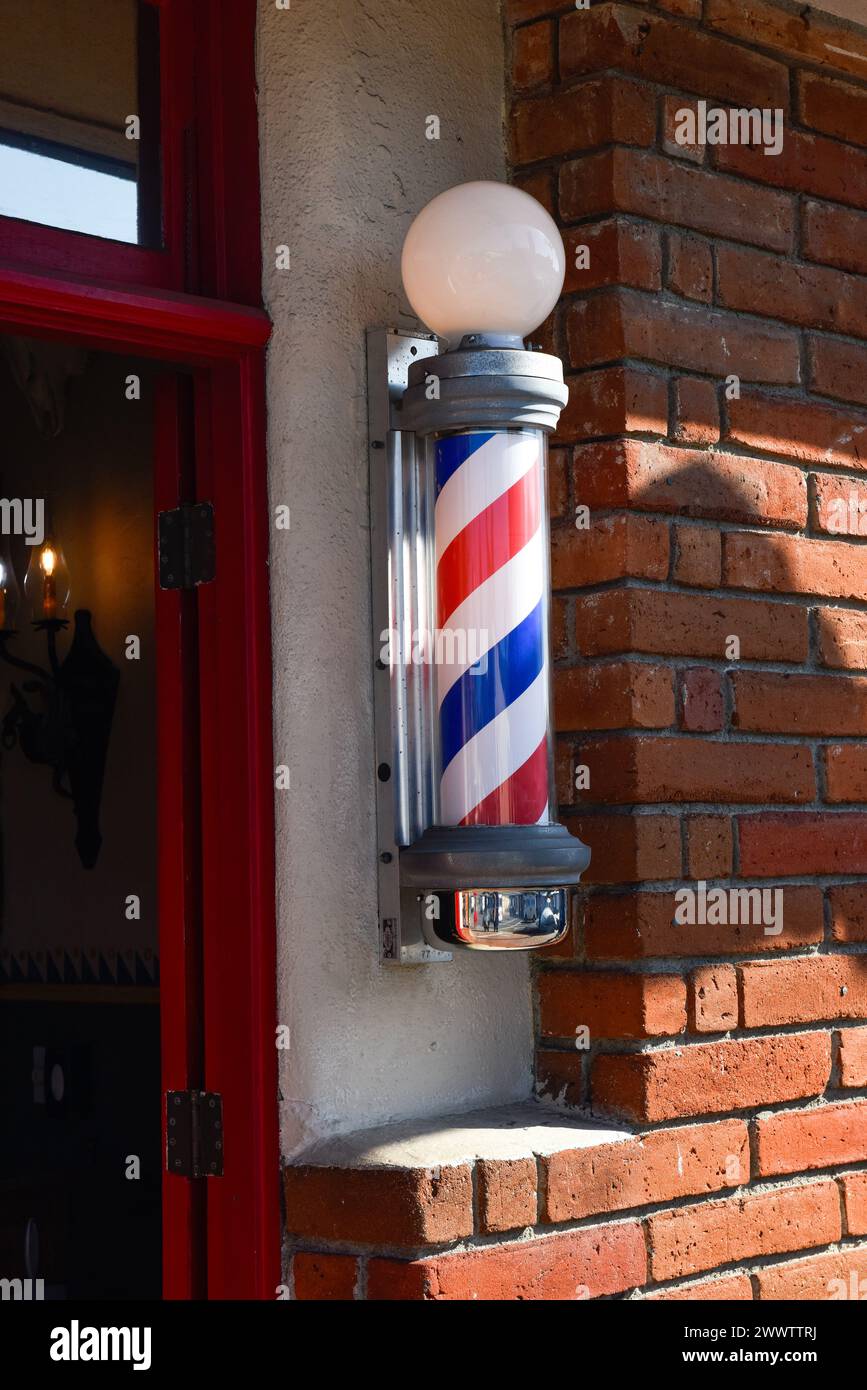 Barber pole hi-res stock photography and images - Alamy
