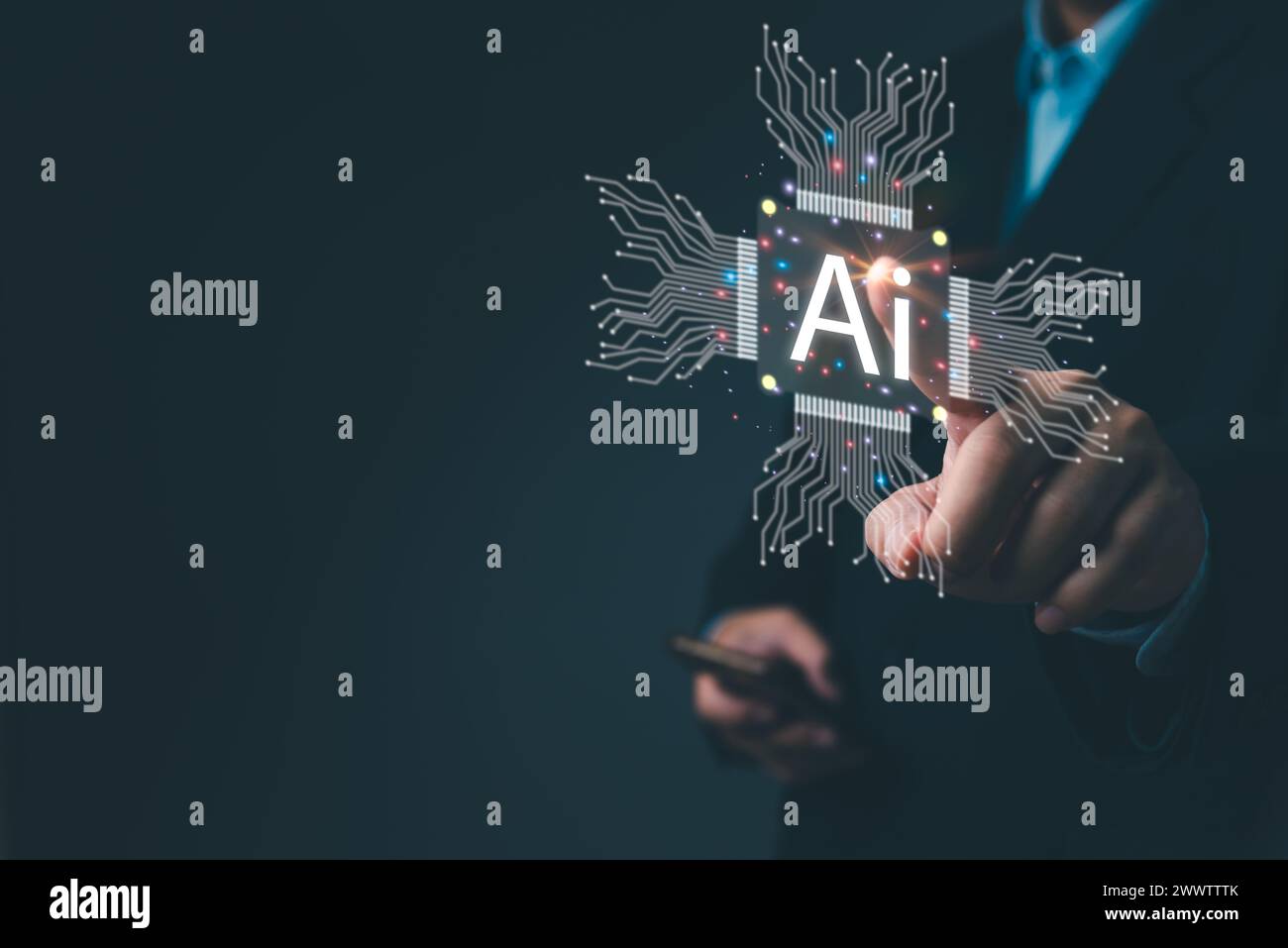 Digital developer Ai artificial intelligence innovation generates ...