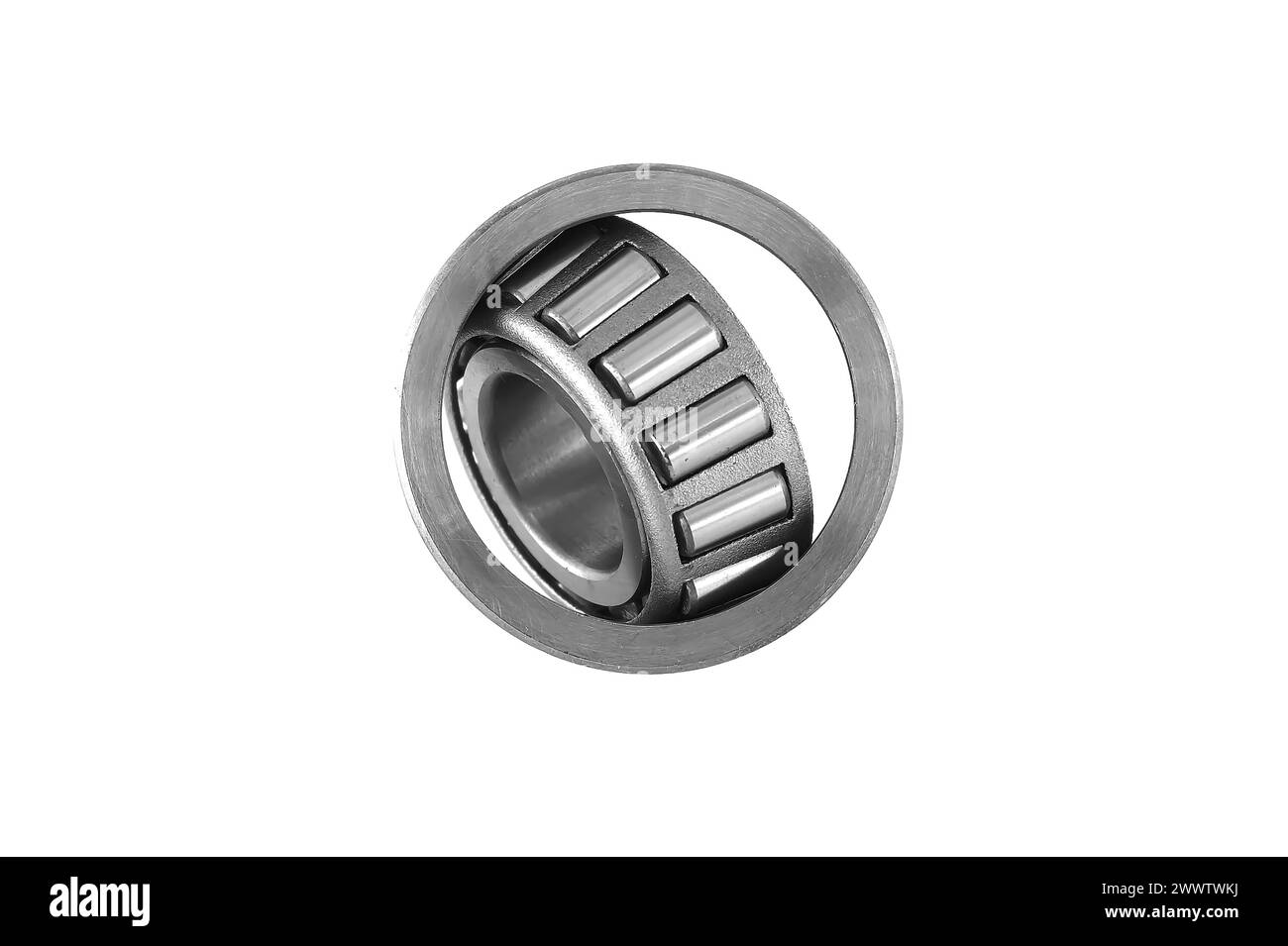 Stainless steel cylindrical roller bearing with an inner ring isolated ...