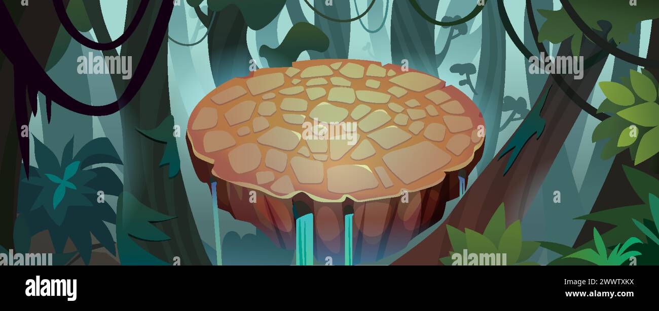 Stone circle in forest Stock Vector Images - Alamy